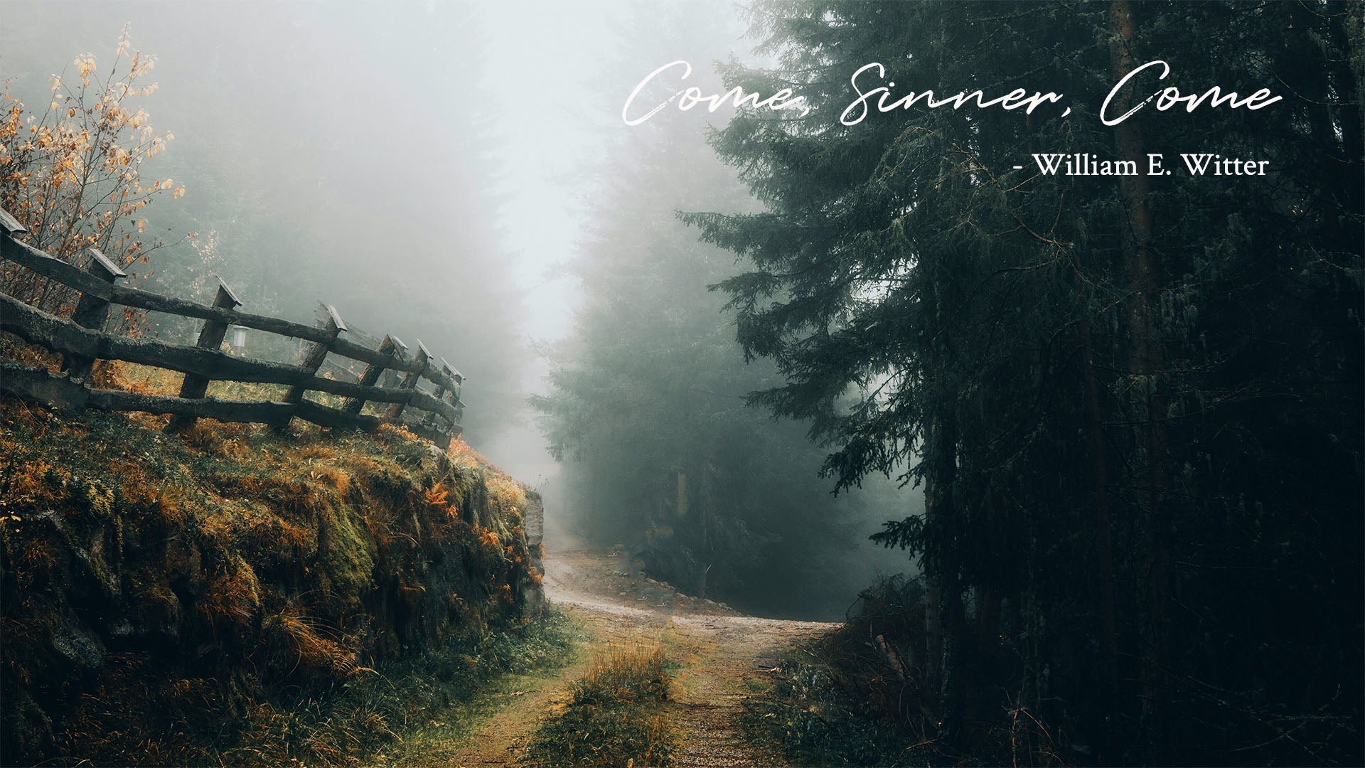 Come, Sinner, Come -William E. Witter – Melody Publications