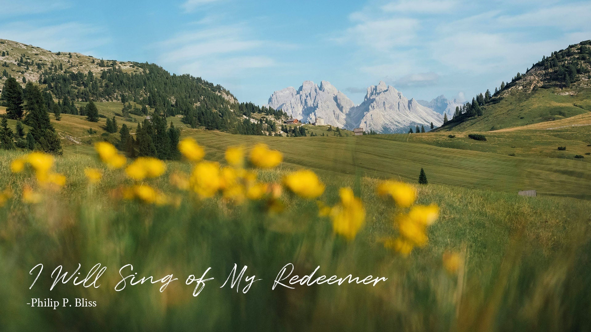 I Will Sing of My Redeemer -Philip P. Bliss – Melody Publications